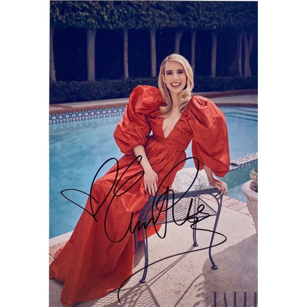 Autograph Signed Emma Roberts Photo