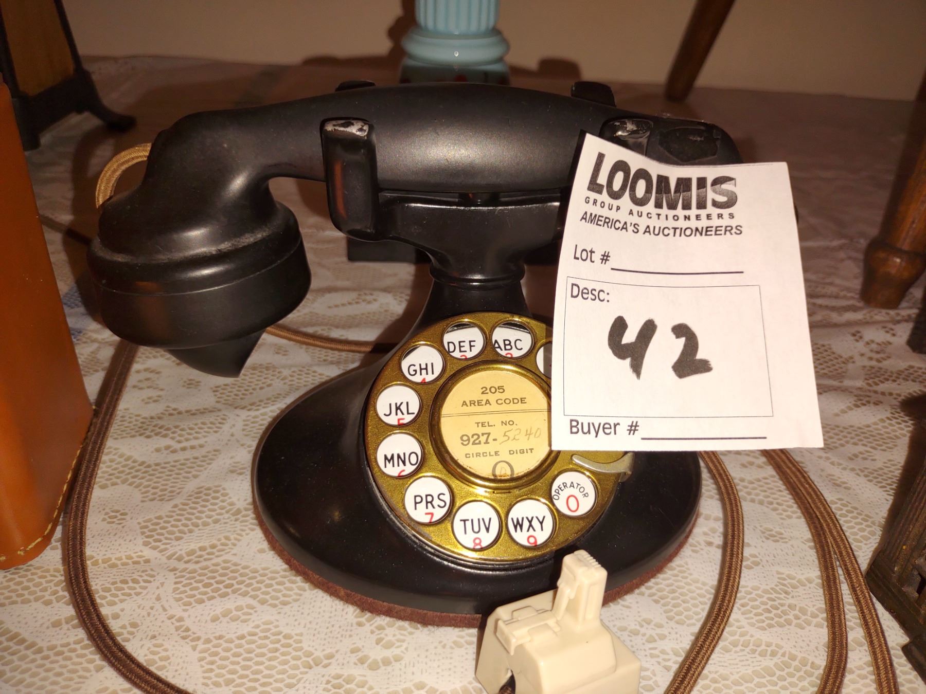 ORIGINAL 1920S WESTERN ELECTRIC 102 ANTIQUE TELEPHONE, STAMPED D2