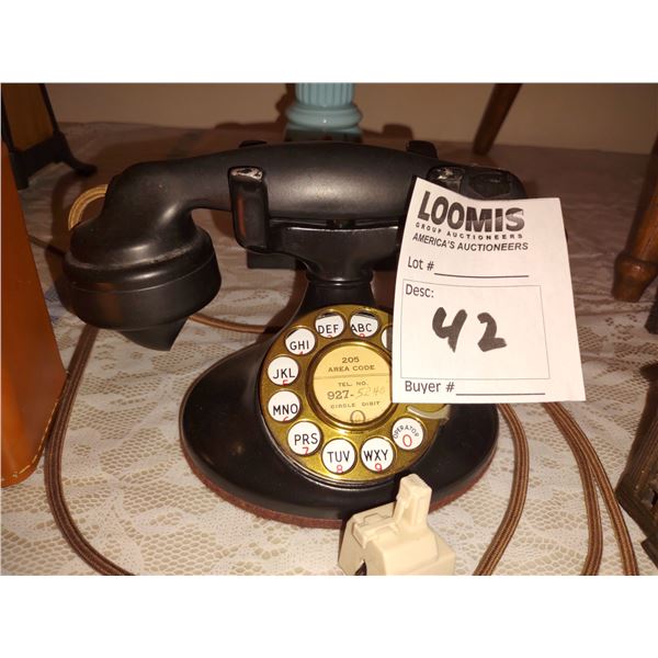 ORIGINAL 1920S WESTERN ELECTRIC 102 ANTIQUE TELEPHONE, STAMPED D2