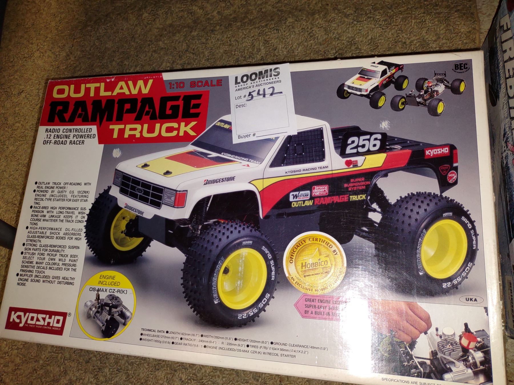 KYOSHO 1:10 SCALE OUTLAW RAMPAGE RADIO CONTROLLED TRUCK, NEW IN ...