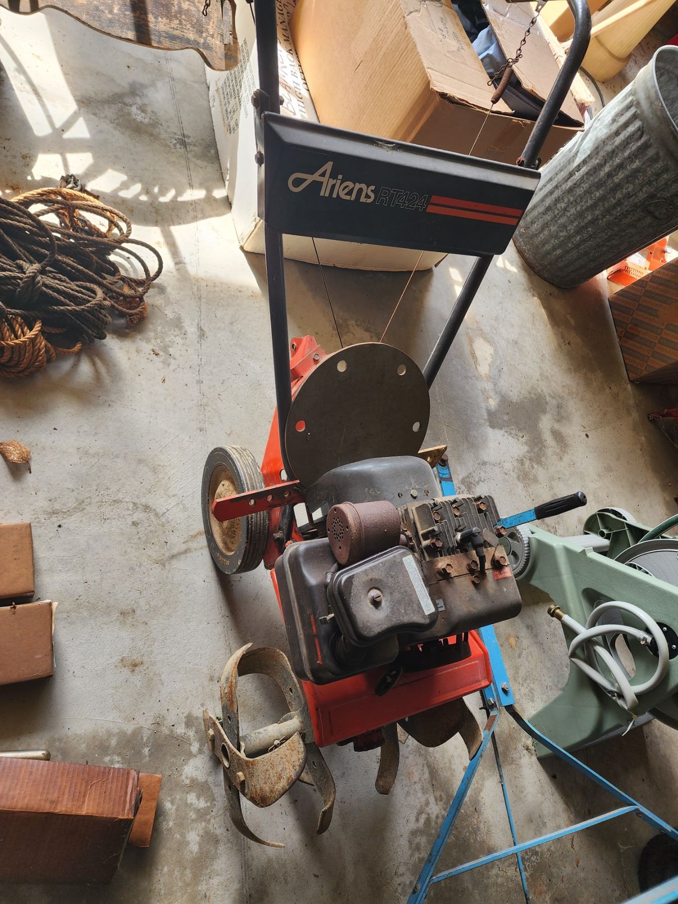 ARIENS RT424 24" FRONT TINE ROTO-TILLER / 4 HP BRIGGS & STRATTON (RUNS ...