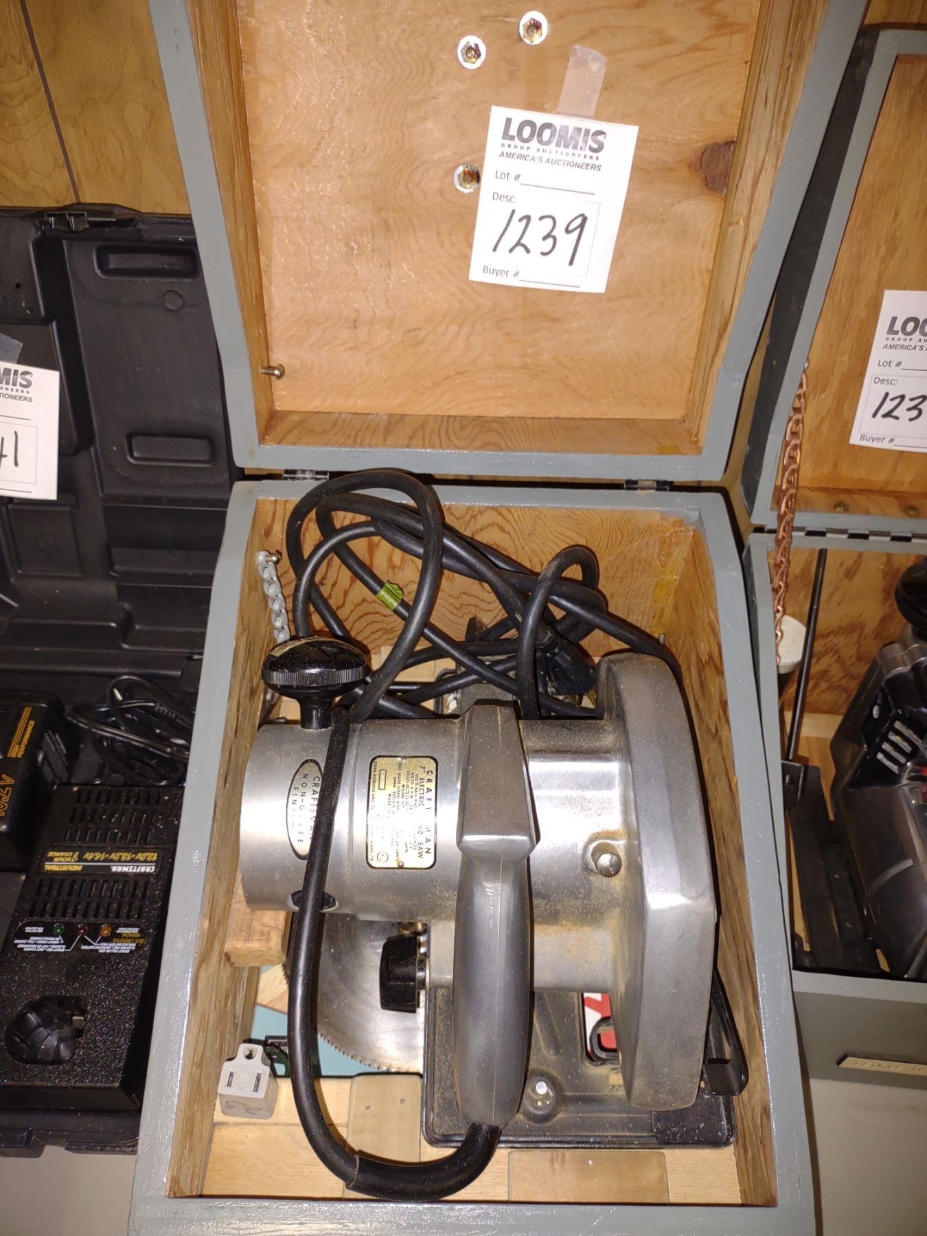 CRAFTSMAN BUNDLE LOT: 3/4" STROKE SCROLLER SAW / ELECTRIC HAND SAW ...