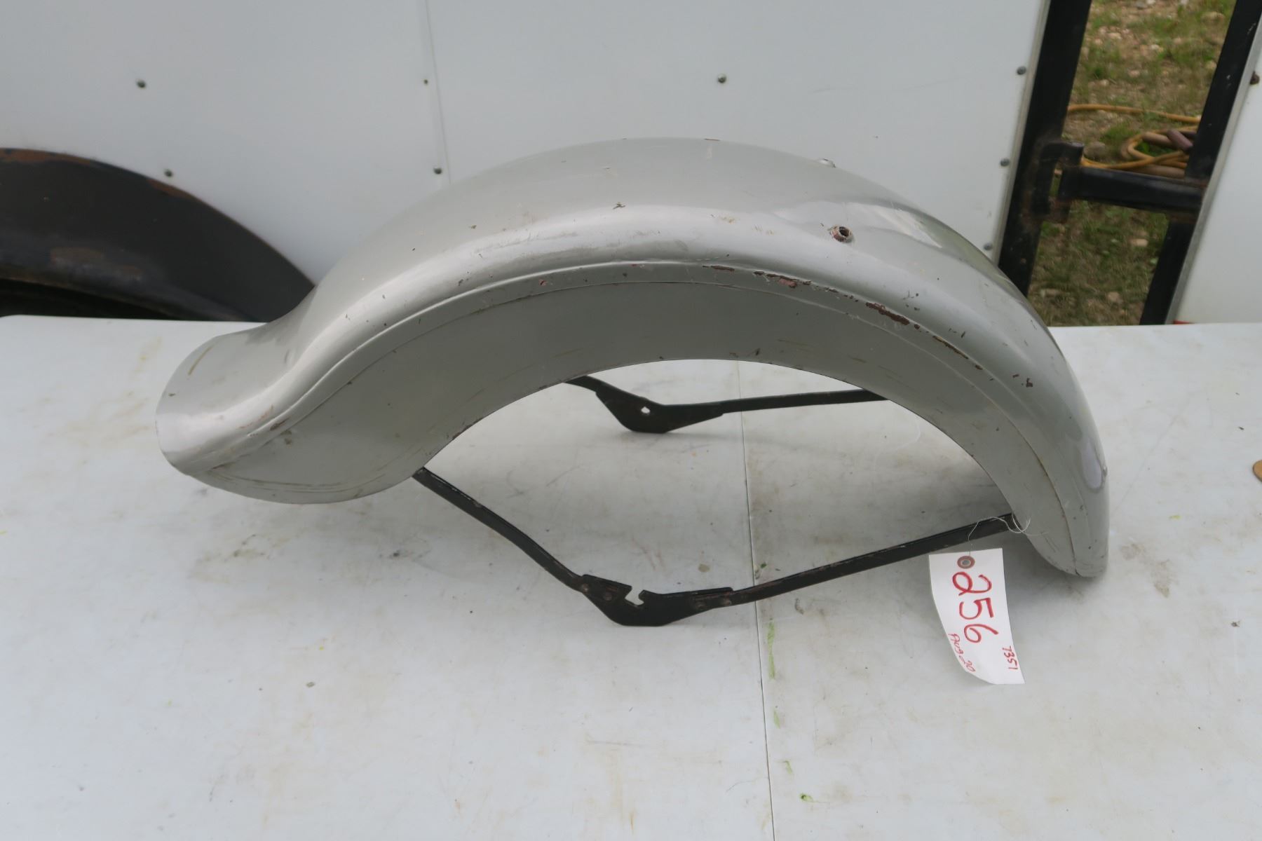 Harley-Davidson shovelhead rear fender gray