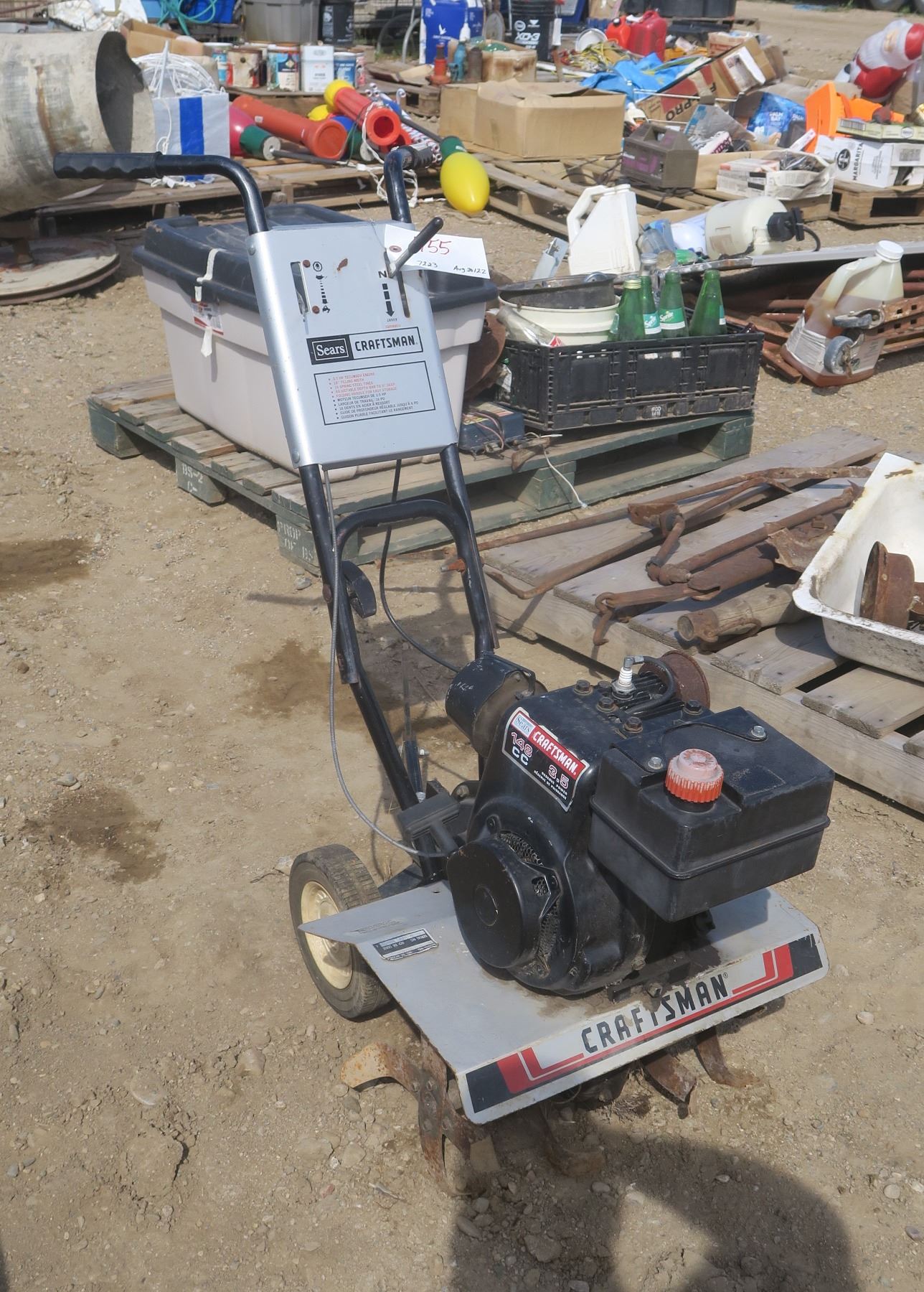Craftsman Roto-Tiller 148cc 3.5HP 18" - Schmalz Auctions