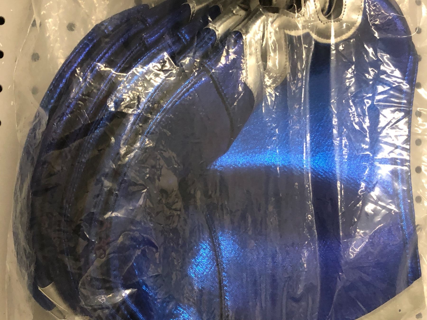 Group of 8 shiny dark blue & silver Luchador masks - ep. 409 Sc. 11 ...