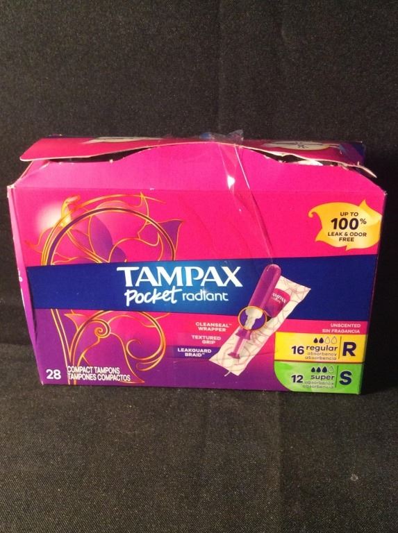 Tampax pocket radiant tampons 28