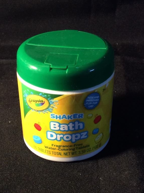 Crayola bath drops water coloring tablets