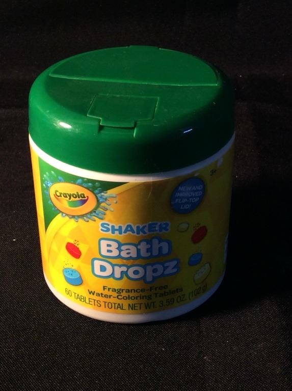Crayola bath drops water coloring tablets