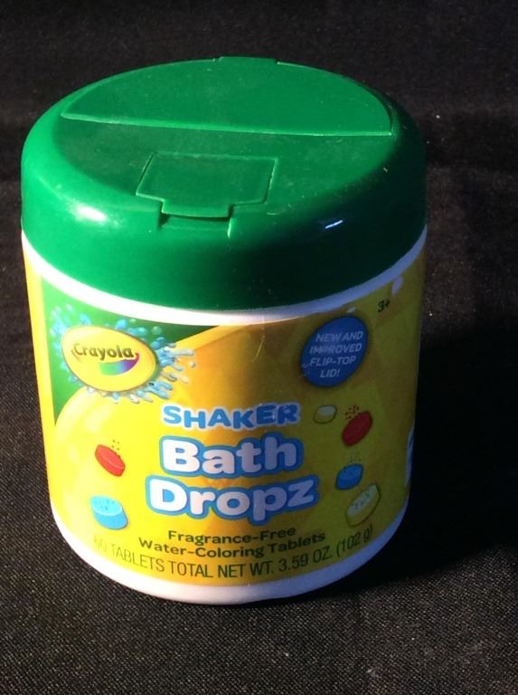 Crayola bath drops water coloring tablets
