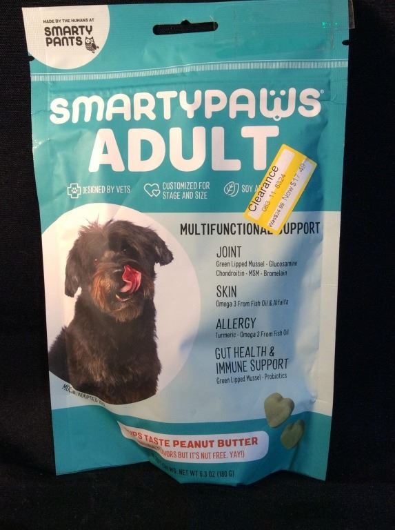 Smarty-pants smarty paws adult Multi functional support joints skin ...
