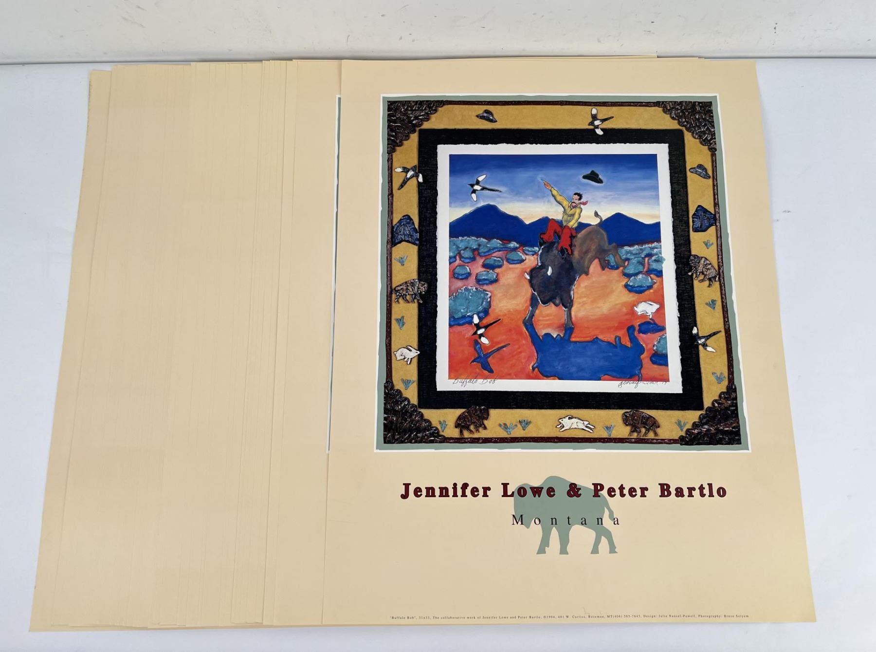 Jennifer Lowe Peter Bartlo Montana Buffalo Prints