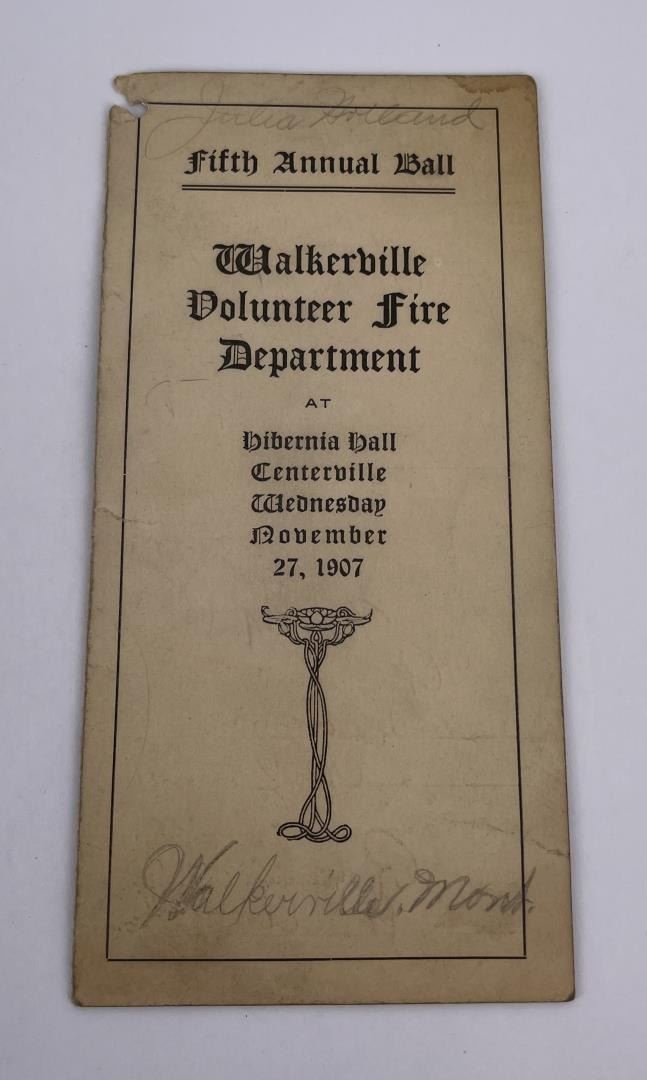 Walkerville Montana Fire Department Ball