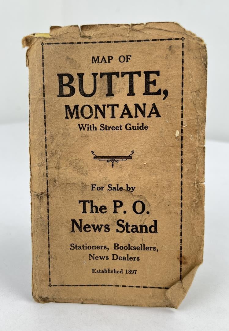 Map of Butte Montana Street Guide