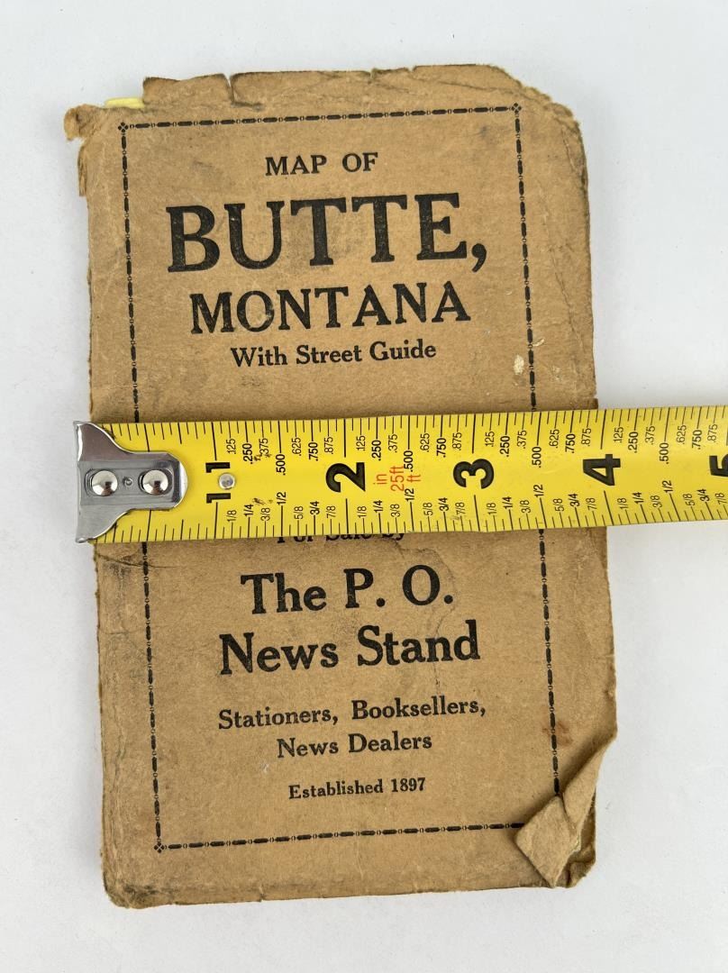Map of Butte Montana Street Guide