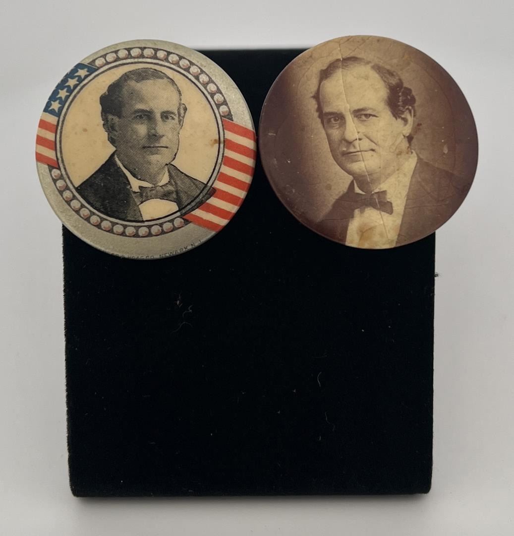 William Jennings Bryan Campaign Buttons Pins