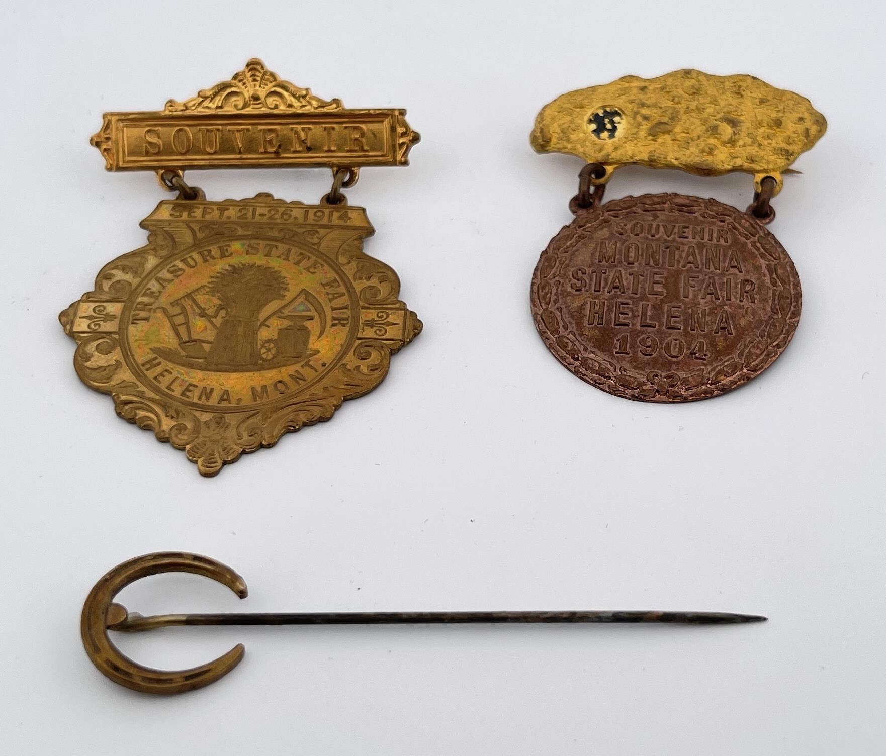 Montana State Fair Helena Pins Medals