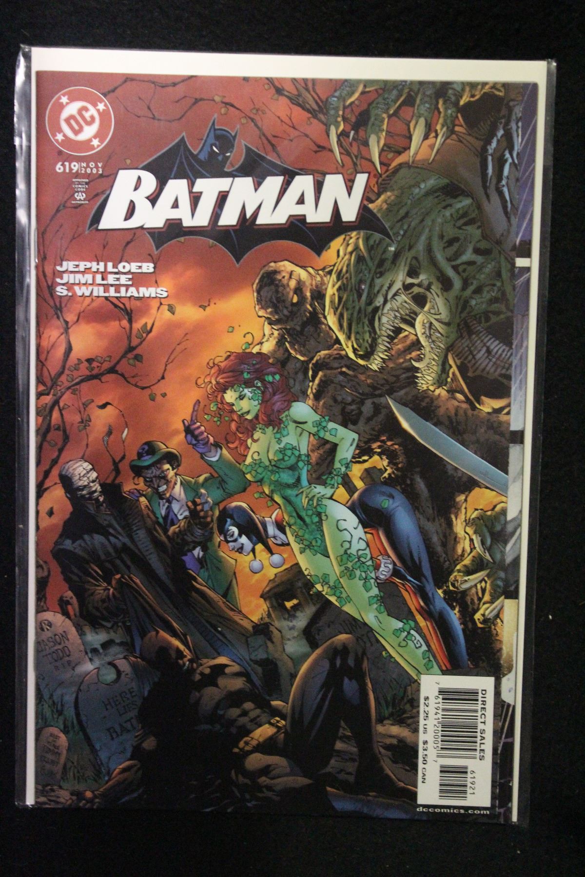 BATMAN #619 VILLAINS COVER JIM LEE ARTWORK