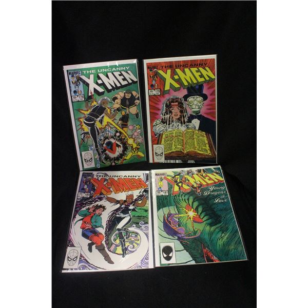 UNCANNY X-MEN #178 TO #181 LOT OF 4 COMICS