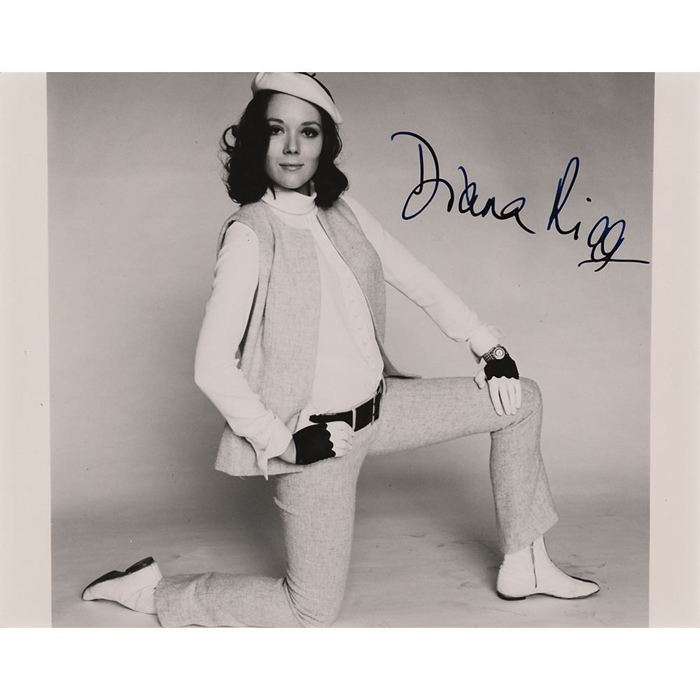 Diana Rigg Signed Photograph