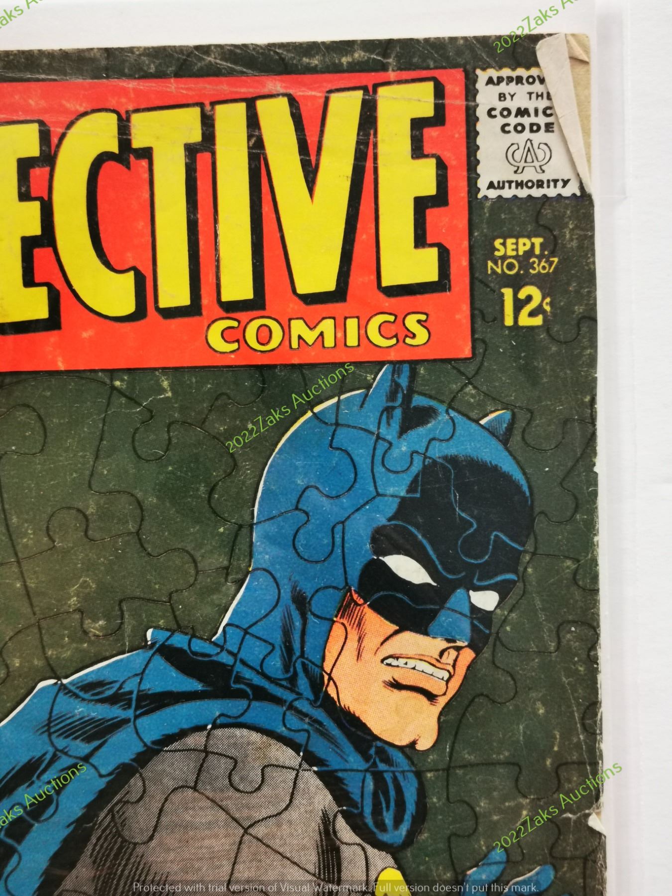 DETECTIVE COMICS NO 367 1967 DC COMICS BATMAN