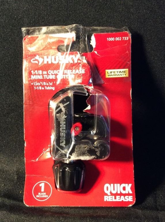 Husky 1 1/8 inch quick release the mini tube cutter