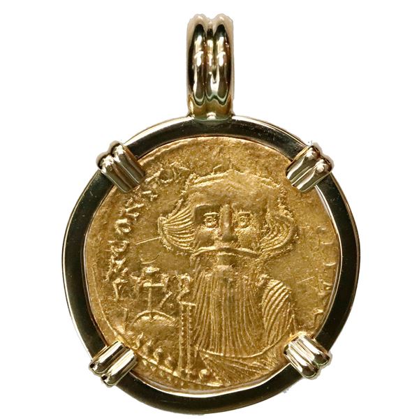 Byzantine Empire, AV solidus, Constans II, 641-668 AD, Constantinople ... Byzantine Empire, AV solidus, Constans II, 641-668 AD, Constantinople ...