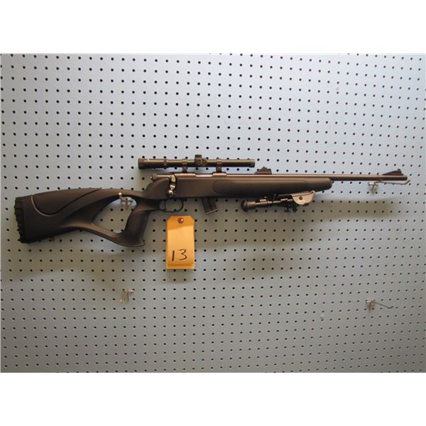 Scorpion EM332A bolt action ; 22 long rifle; with three clips ; Tasco 4 ...