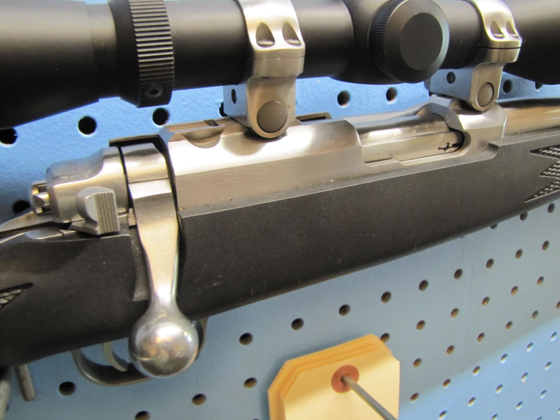 Ruger 77 / 22; Bolt action; 22 win mag rim fire ; stainless steel ...