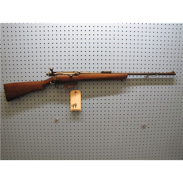 Lee Enfield; bolt action; 303 caliber; clip; sporterized; serial number ...