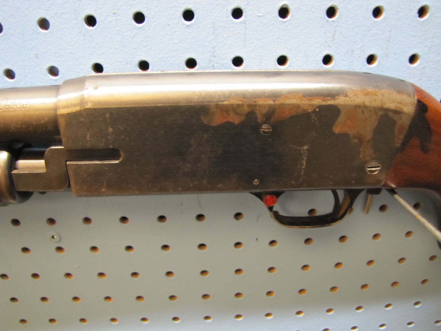 Stevens; Model 820 B; 12 gauge two and three quarter inch; pump action ...