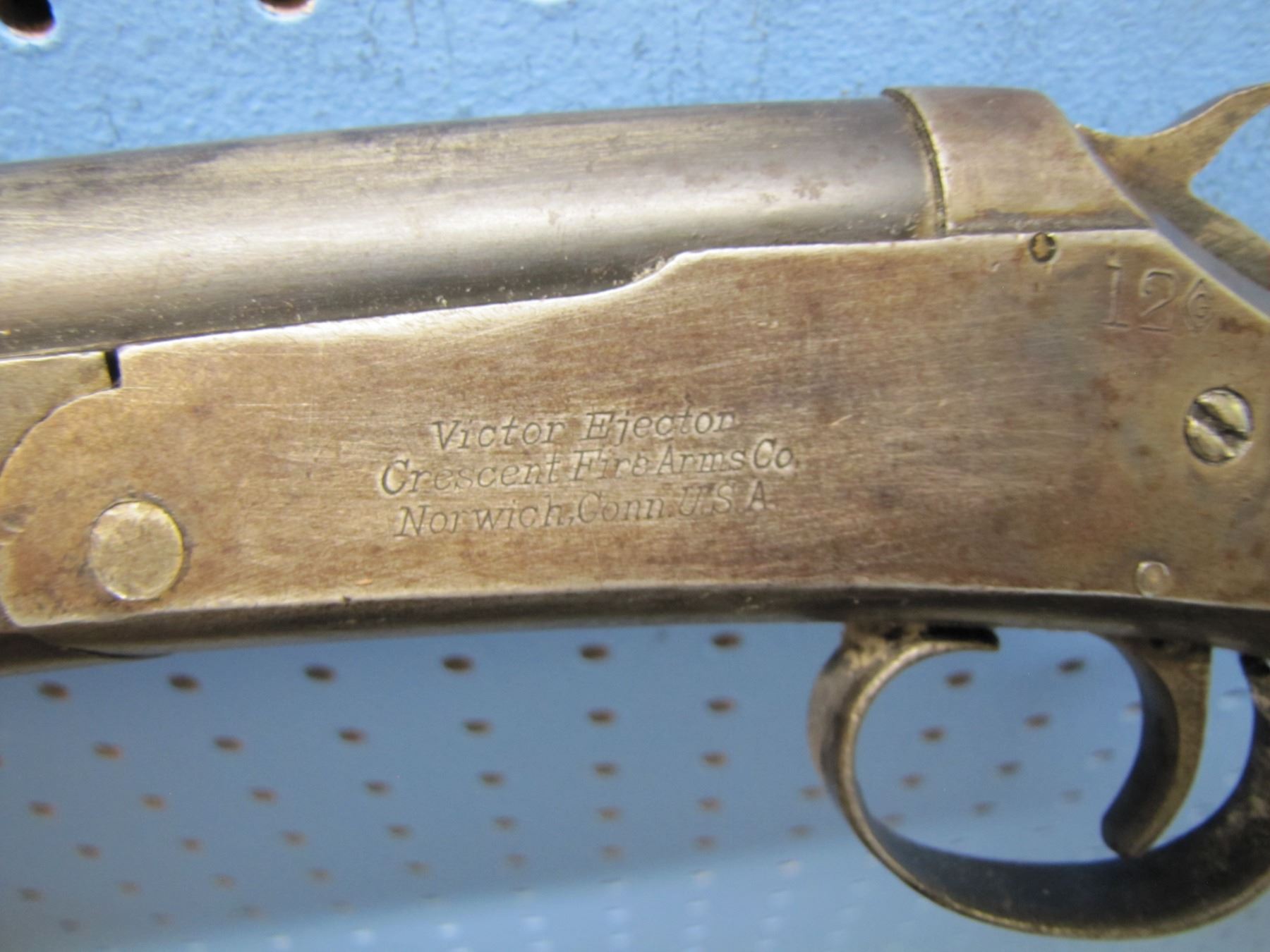 Crescent firearms company; victor ejector; single shot; Break open; 12 ...