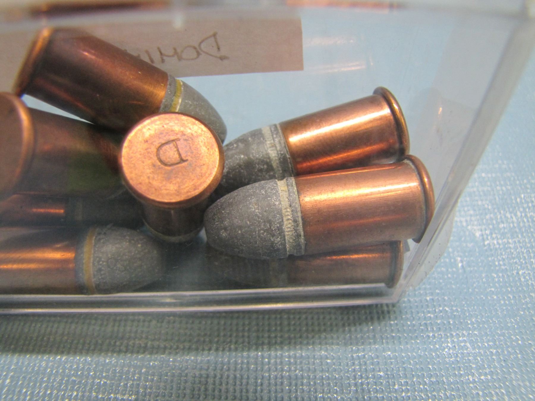 Box of 10 rounds 44 rimfire short cartridges dominion D headstamp