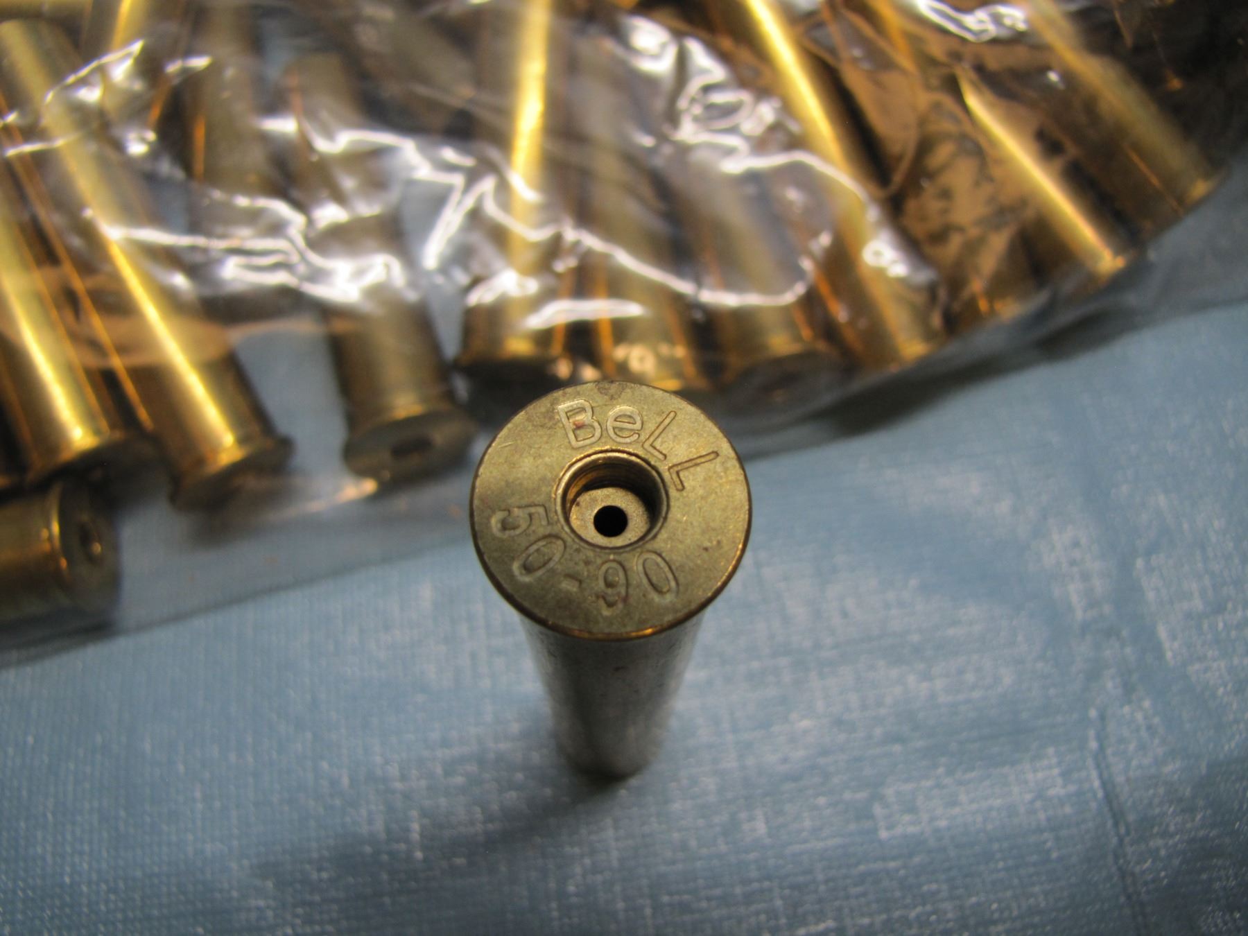 50 Bell 50-90 Sharps unfired brass