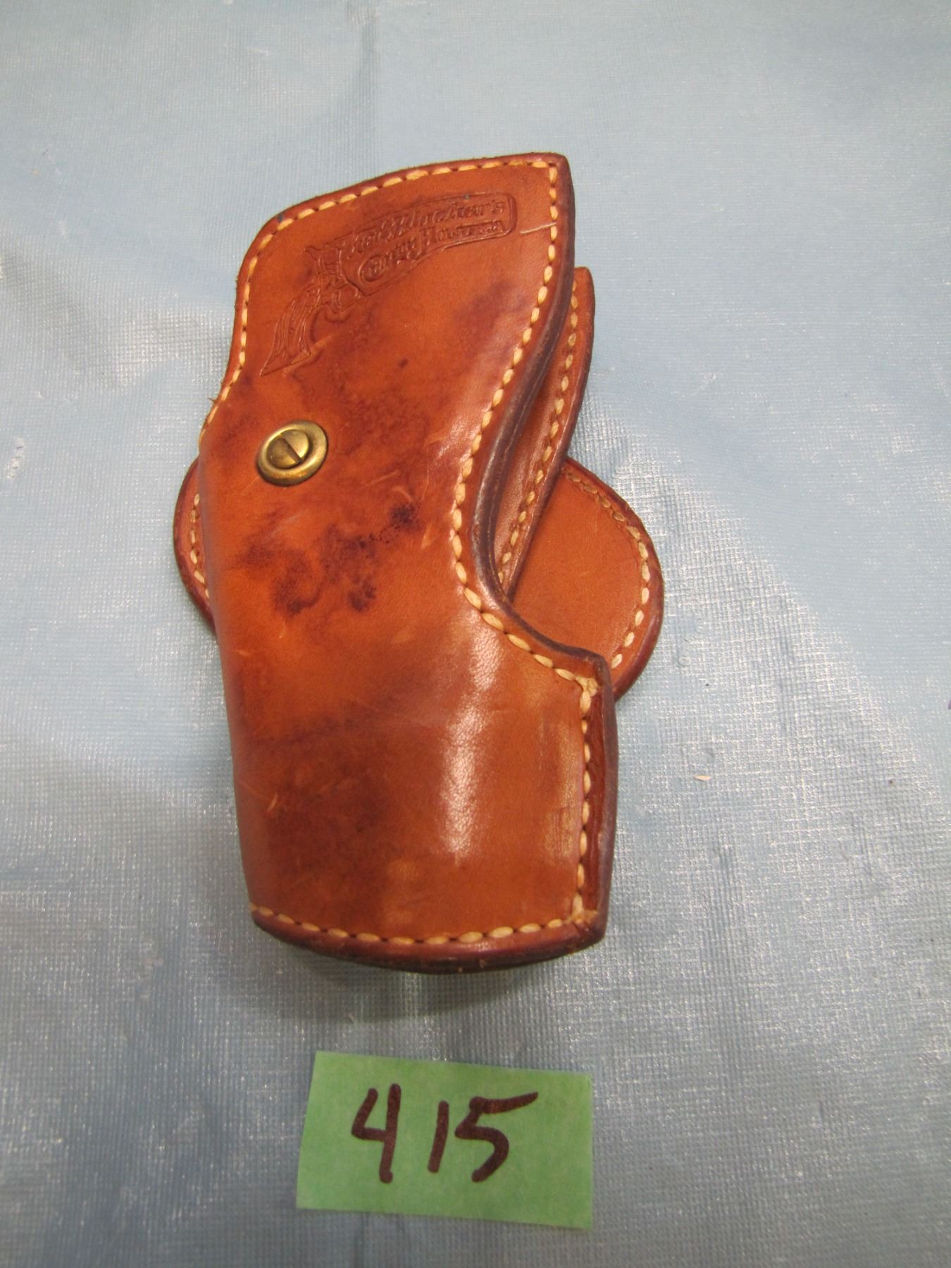 Ted Blocker right hand leather holster marked BRN-HP to fit CZ75 and ...