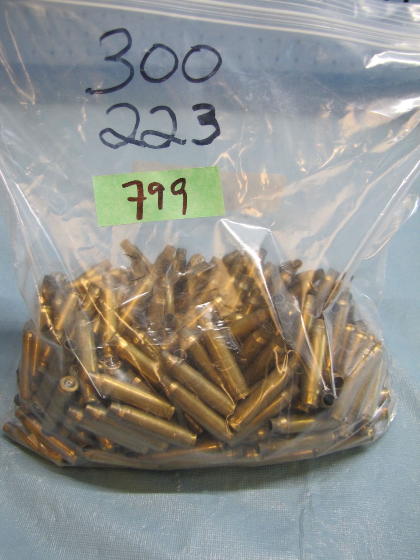 Lot of 300 count 223 caliber brass ; count not confirmed