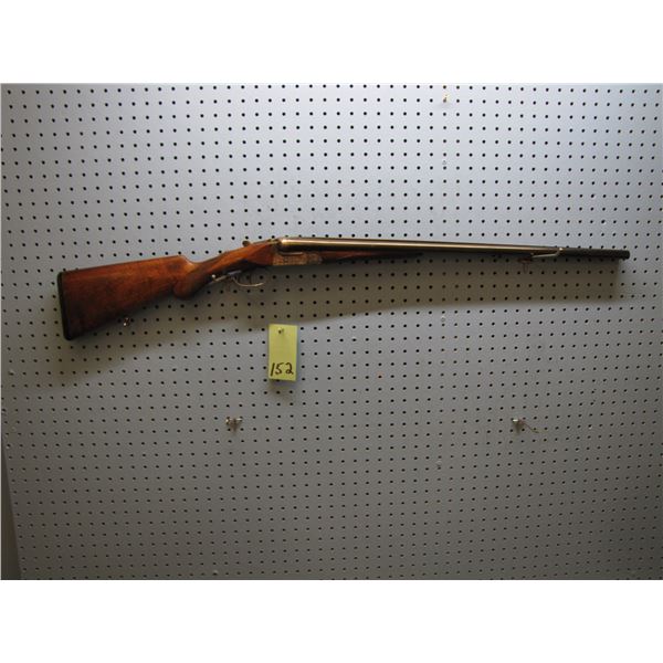 AYA ; 16 gauge Greener style crossbolt boxlock with side clips, manual ...