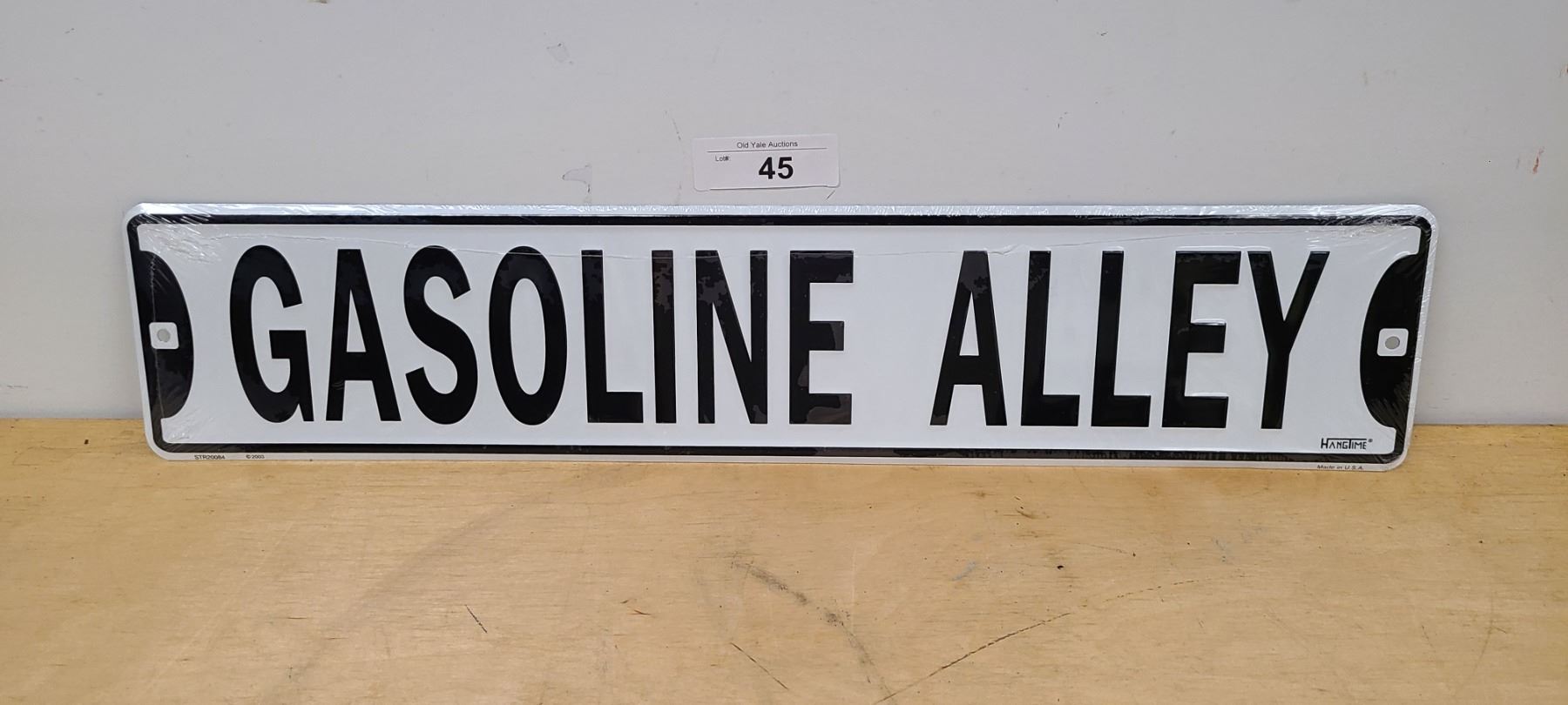 NEW EMBOSSED GASOLINE ALLEY TIN SIGN - REPRODUCTION