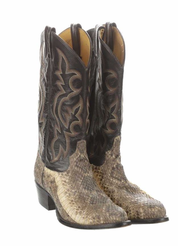 Tony Lama Diamondback Rattlesnake Western Boots