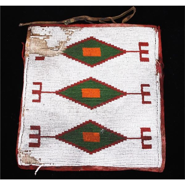 C. 1900 Nez Perce Beaded Flat Bag