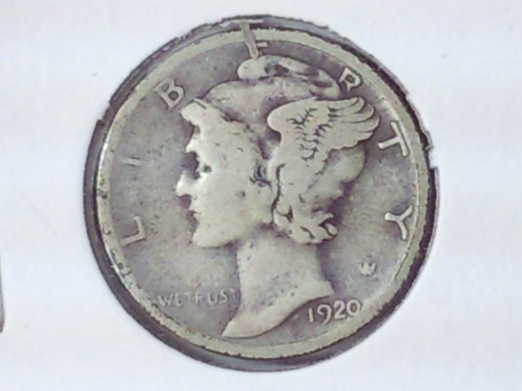 1920-S Mercury Dime