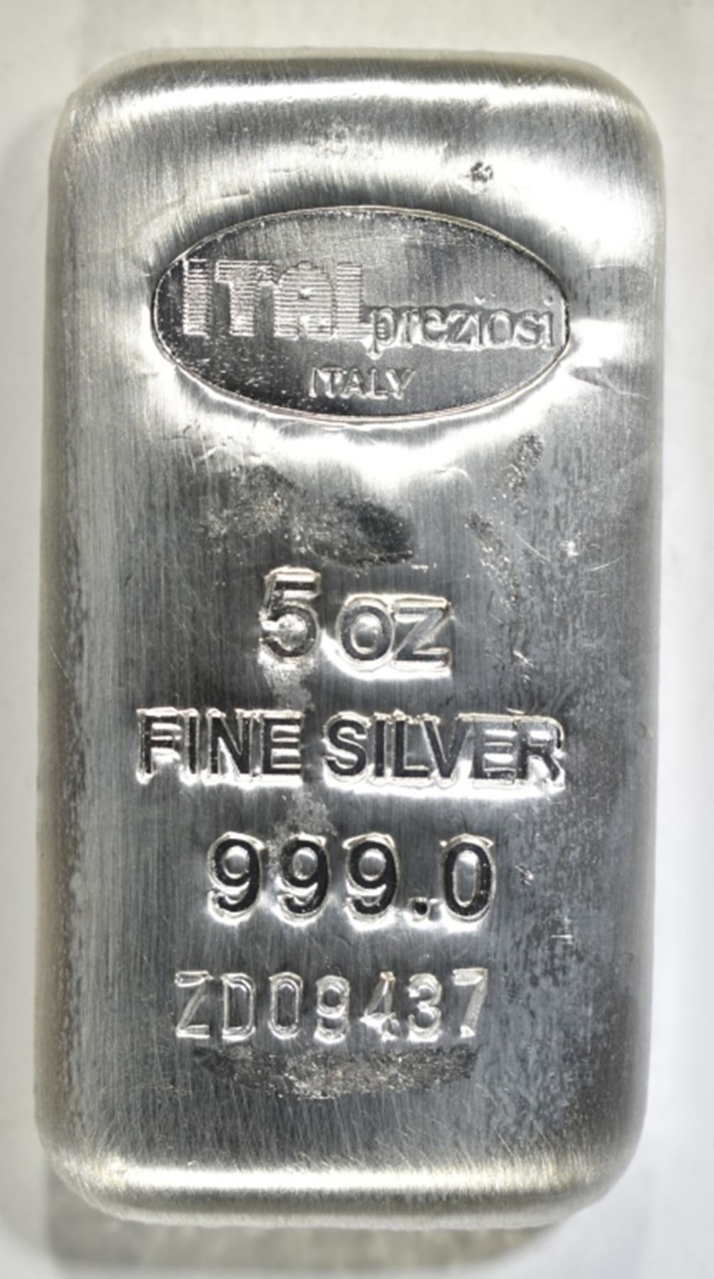 FIVE OUNCE .999 SILVER BAR