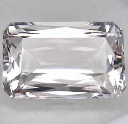 7.54ct RARE Scissor Cut Light Pink Morganite Untreated AAA Flawless ...