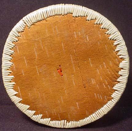 EARLY 1900'S NATIVE AMERICAN INDIAN QUILL BOX / BA