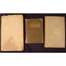 LOT OF 3 SMALL ANTIQUE BOOKS - Incl. 1894 Gold Dus