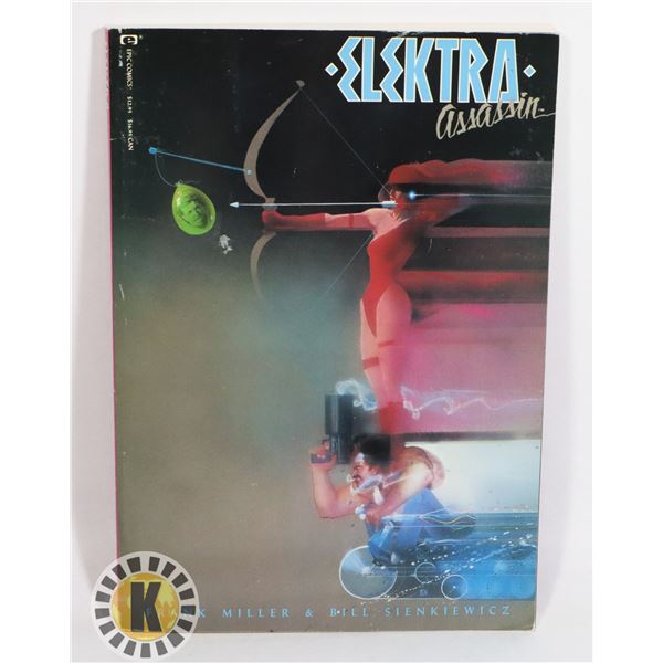 Unclaimed Rare Epic Comics Electra Assassin