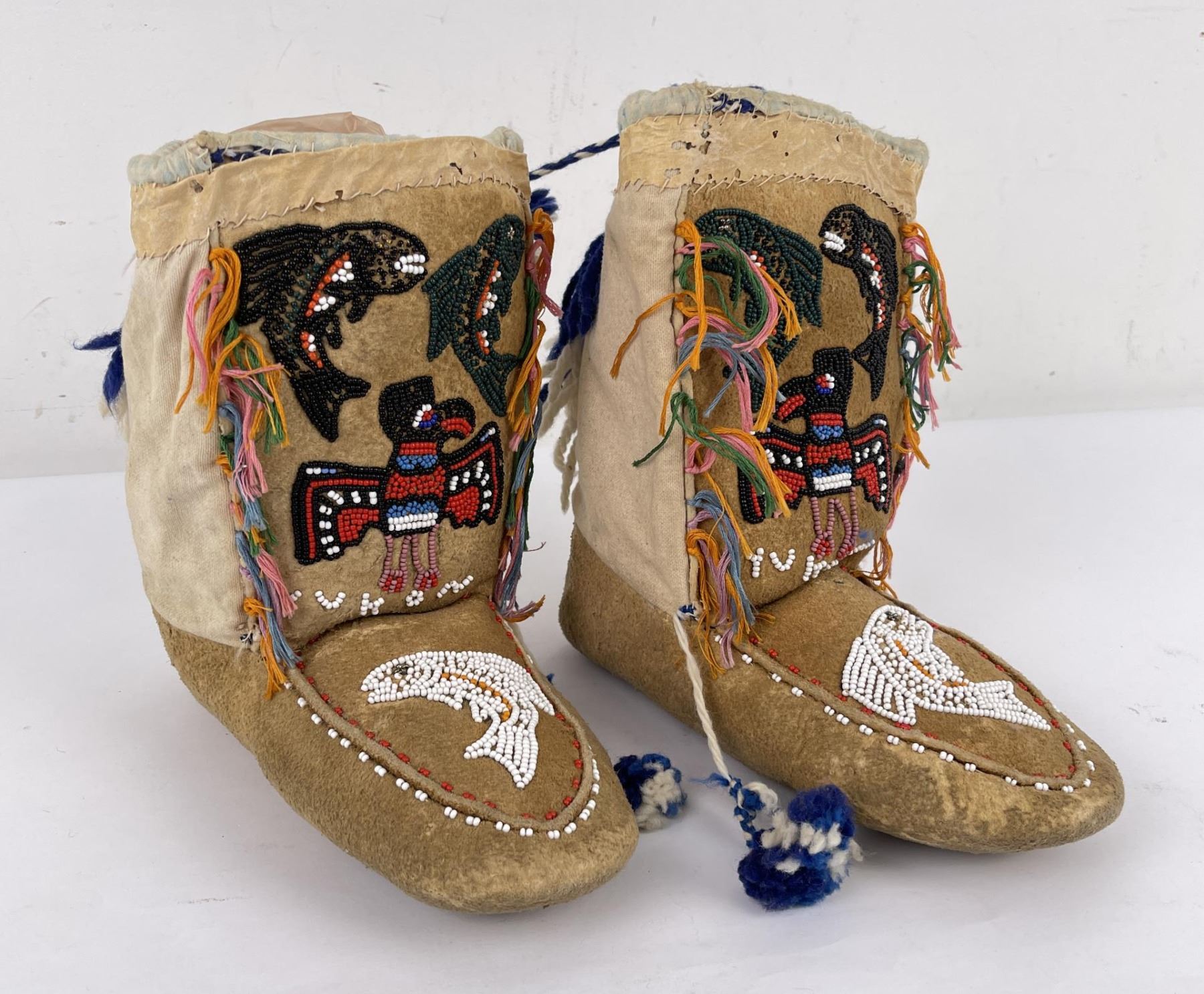 Northwest Coast Indian Metis Moccasins