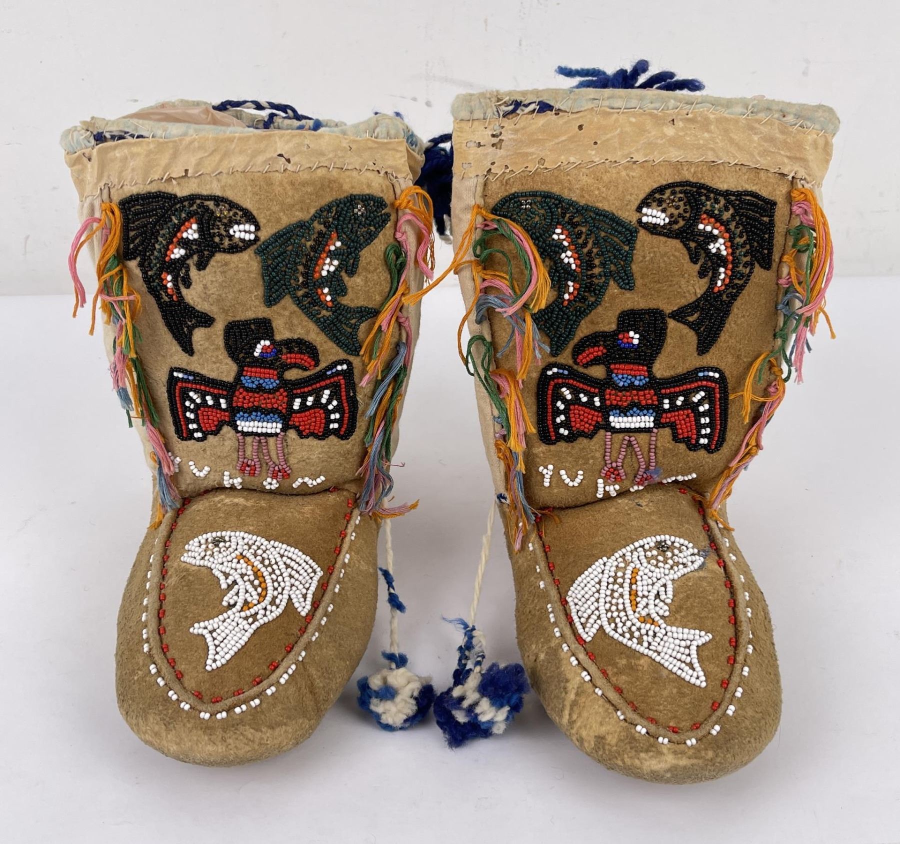 Northwest Coast Indian Metis Moccasins