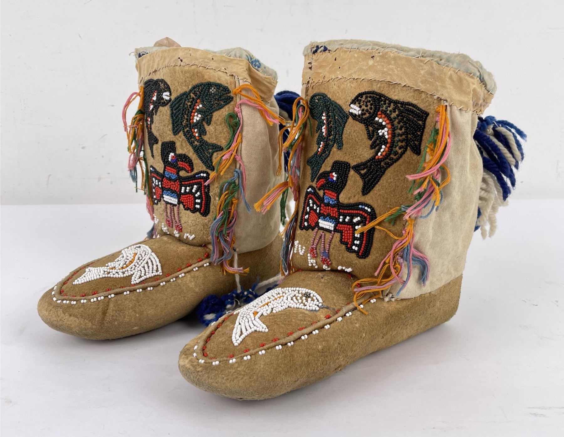 Northwest Coast Indian Metis Moccasins