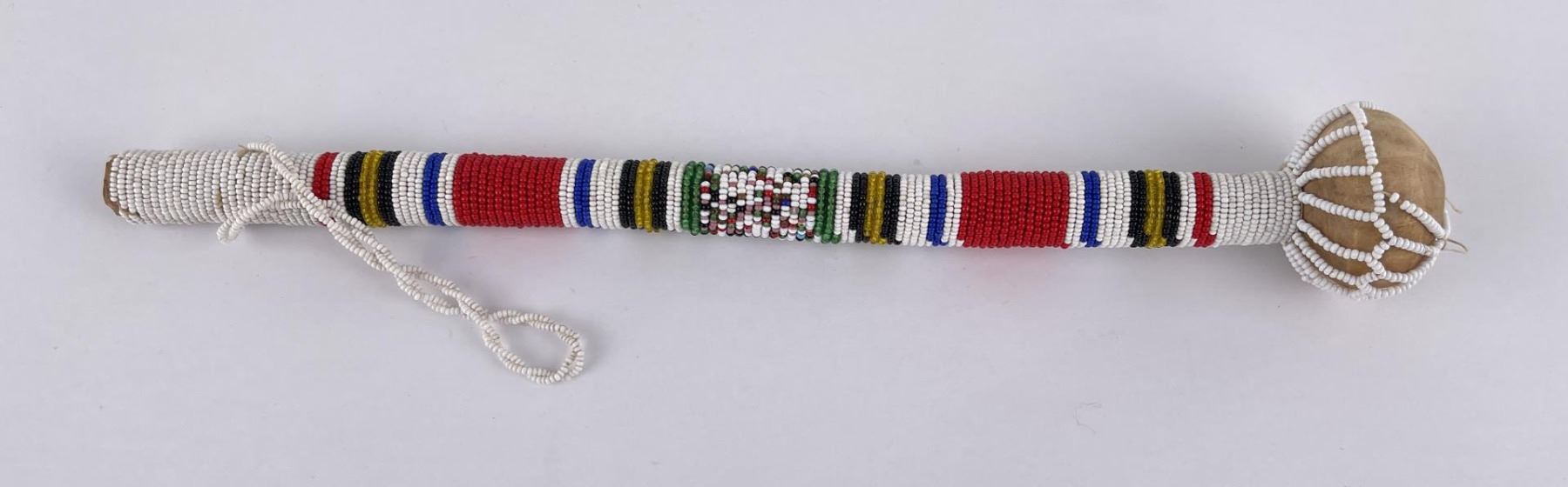 Beaded Masaai Rungu African War Club