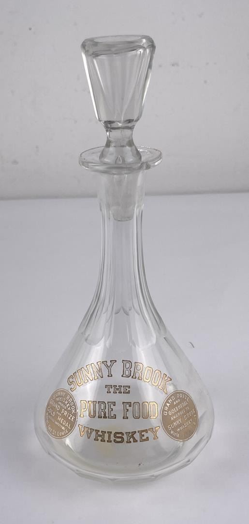 Sunny Brook Whiskey Back Bar Bottle